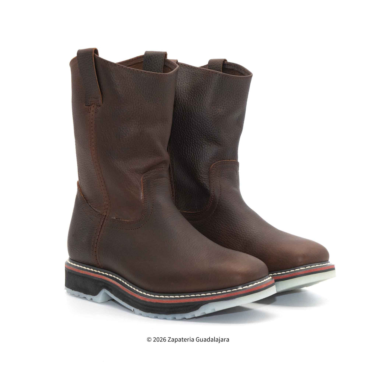10" Soft Square Toe Roble Floter dual density sole leather boot-702 ...