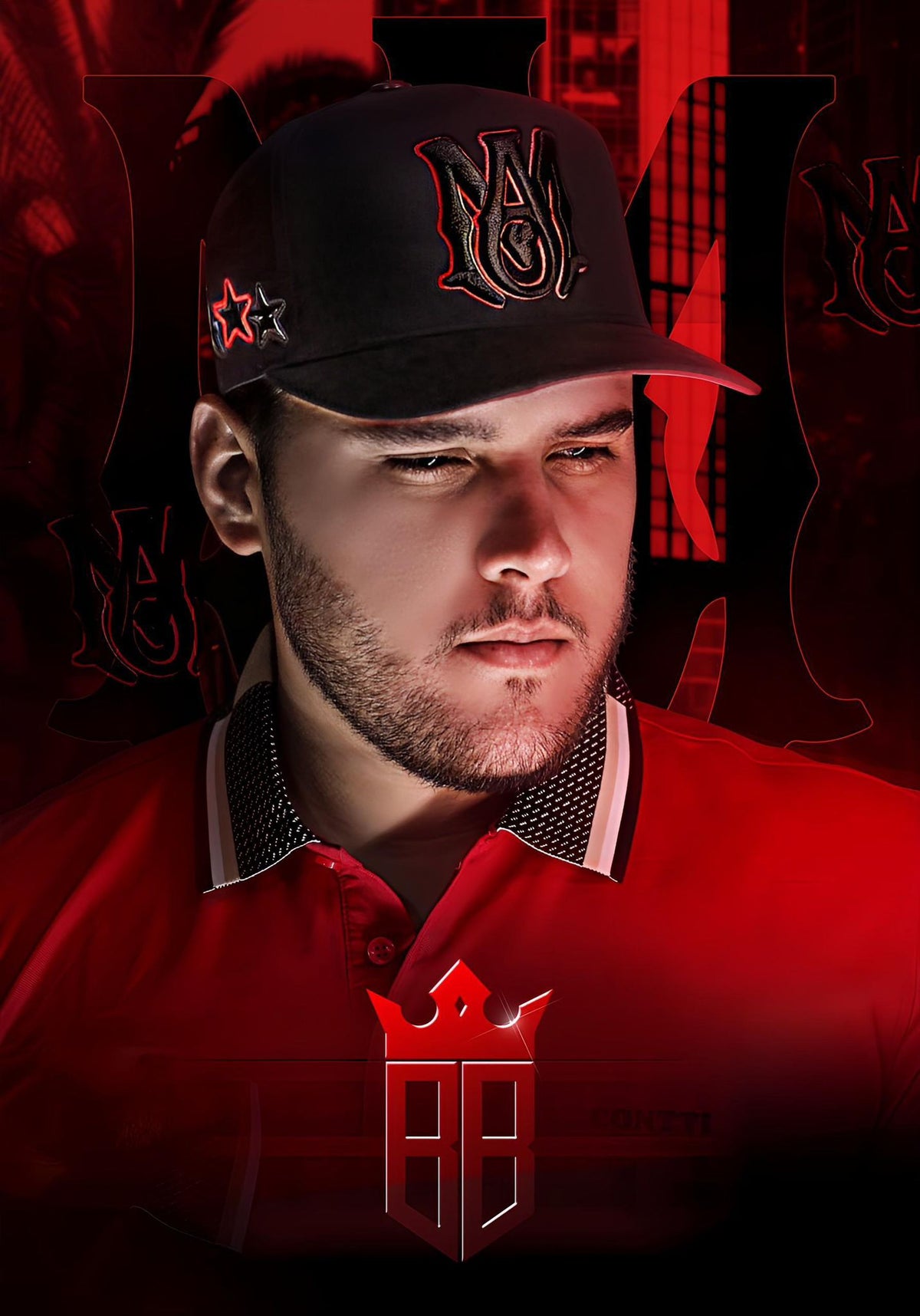 MEN CAP BIGG BOSS RED | Genuine Leather Cowboy Boots and Hats ...