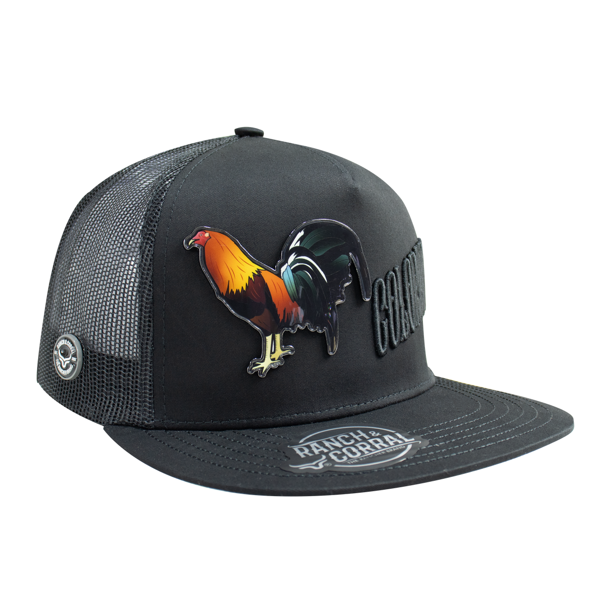 COWBOY TRUCKER HAT RANCH & CORRAL AUTHENTIC ROOSTER-RCR25 | Genuine ...