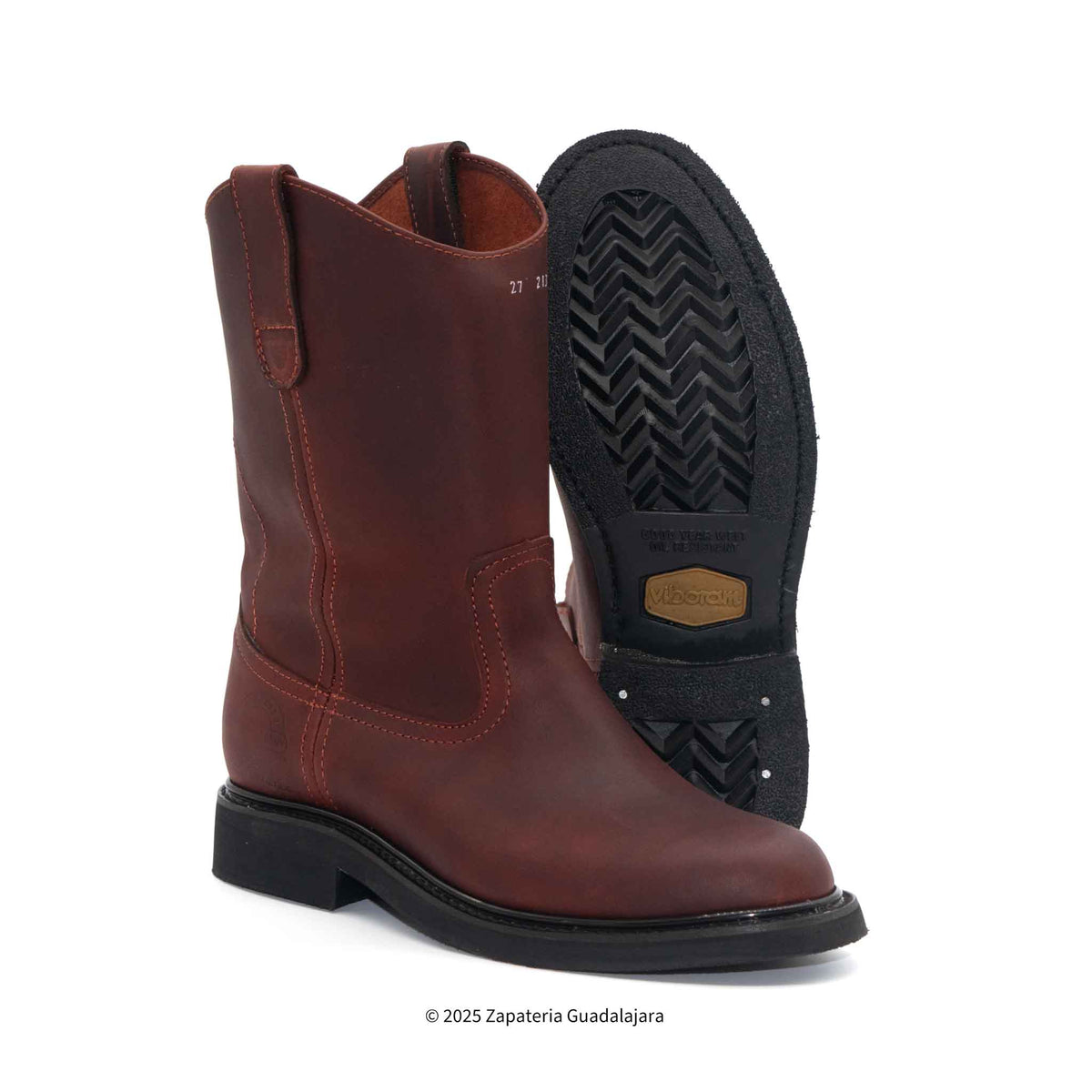 Roper Soft Toe Rubber Sole Shedron Grasso Leather Workboot-801 ...