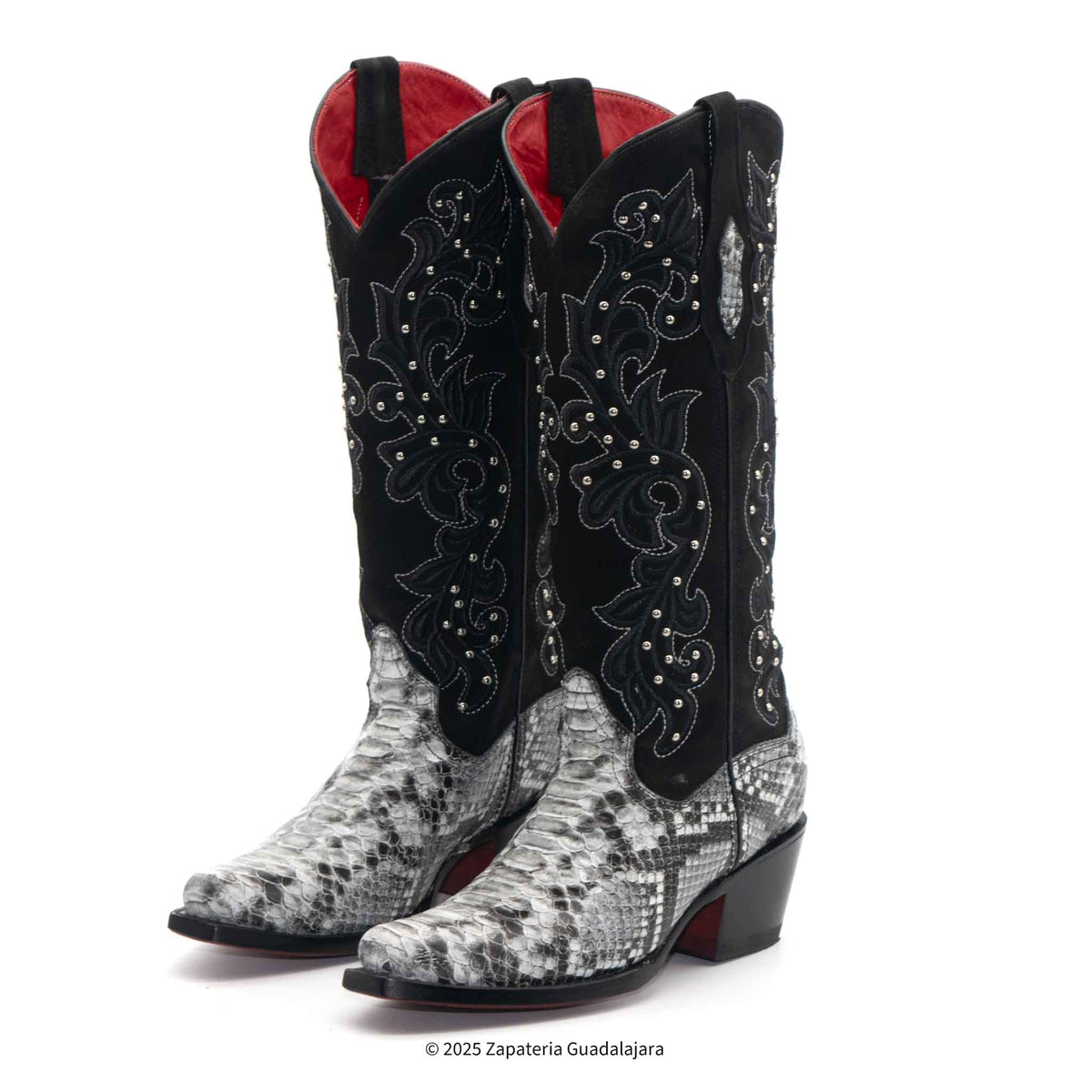 WOMEN'S SNIP TOE PYTHON TRIBUTE NATURAL LEATHER BOOT -4065 | Genuine ...