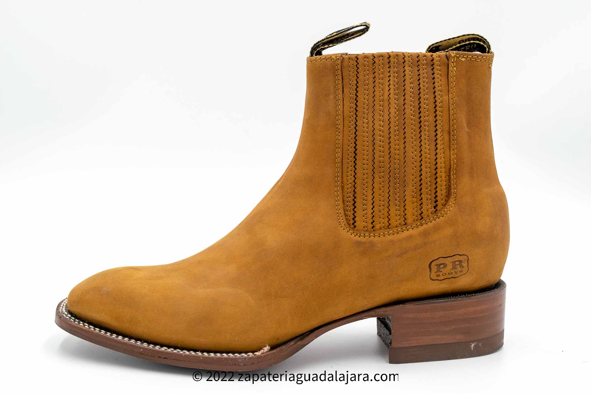 968B6363 MEN BOTINES CHARROS SQUARE TOE CRAZY PAPAYA LEATHER BOOT ...